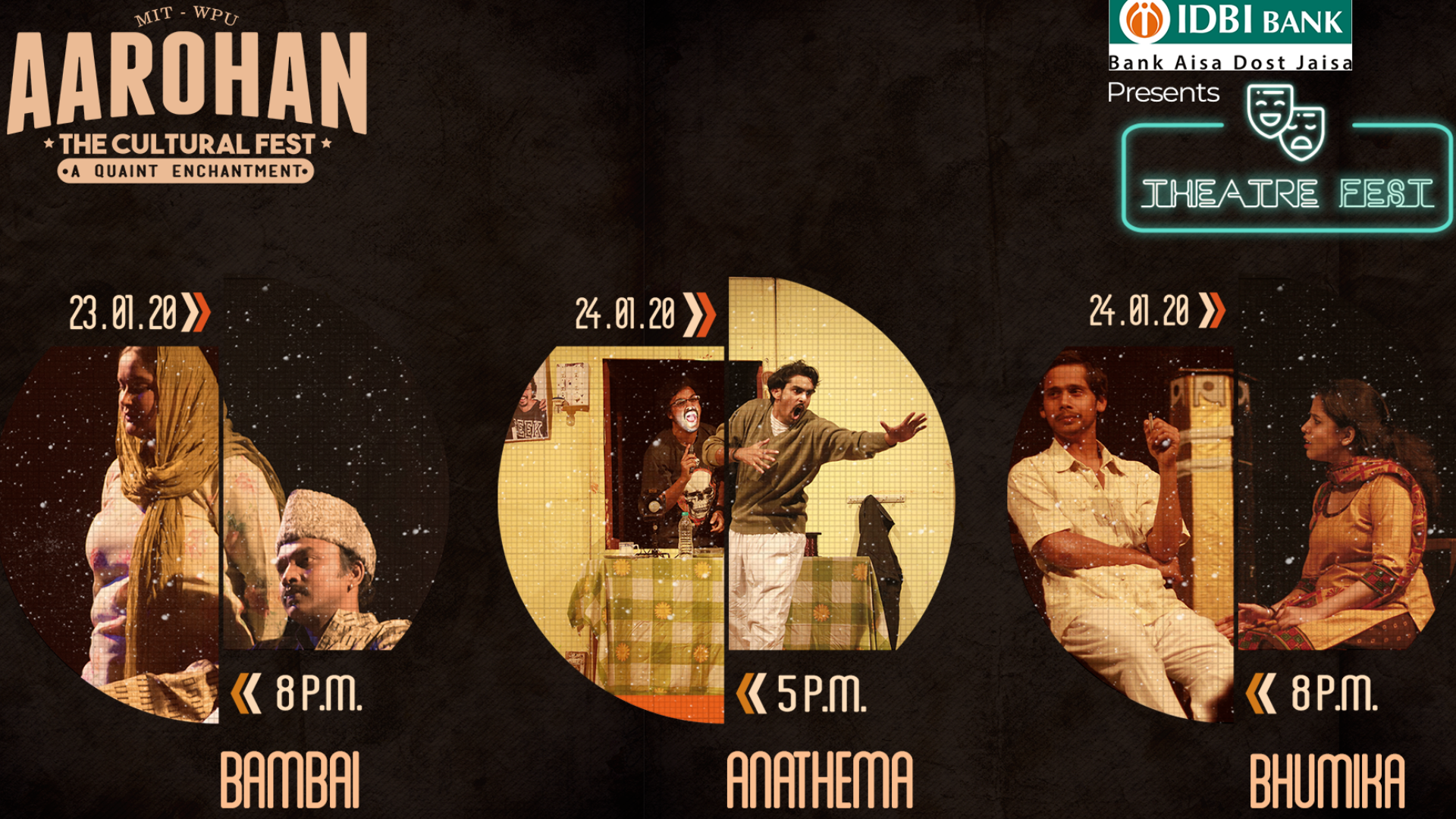 MIT-WPU Aarohan Theatre Fest Tickets by MIT-WPU Aarohan The Cultural ...