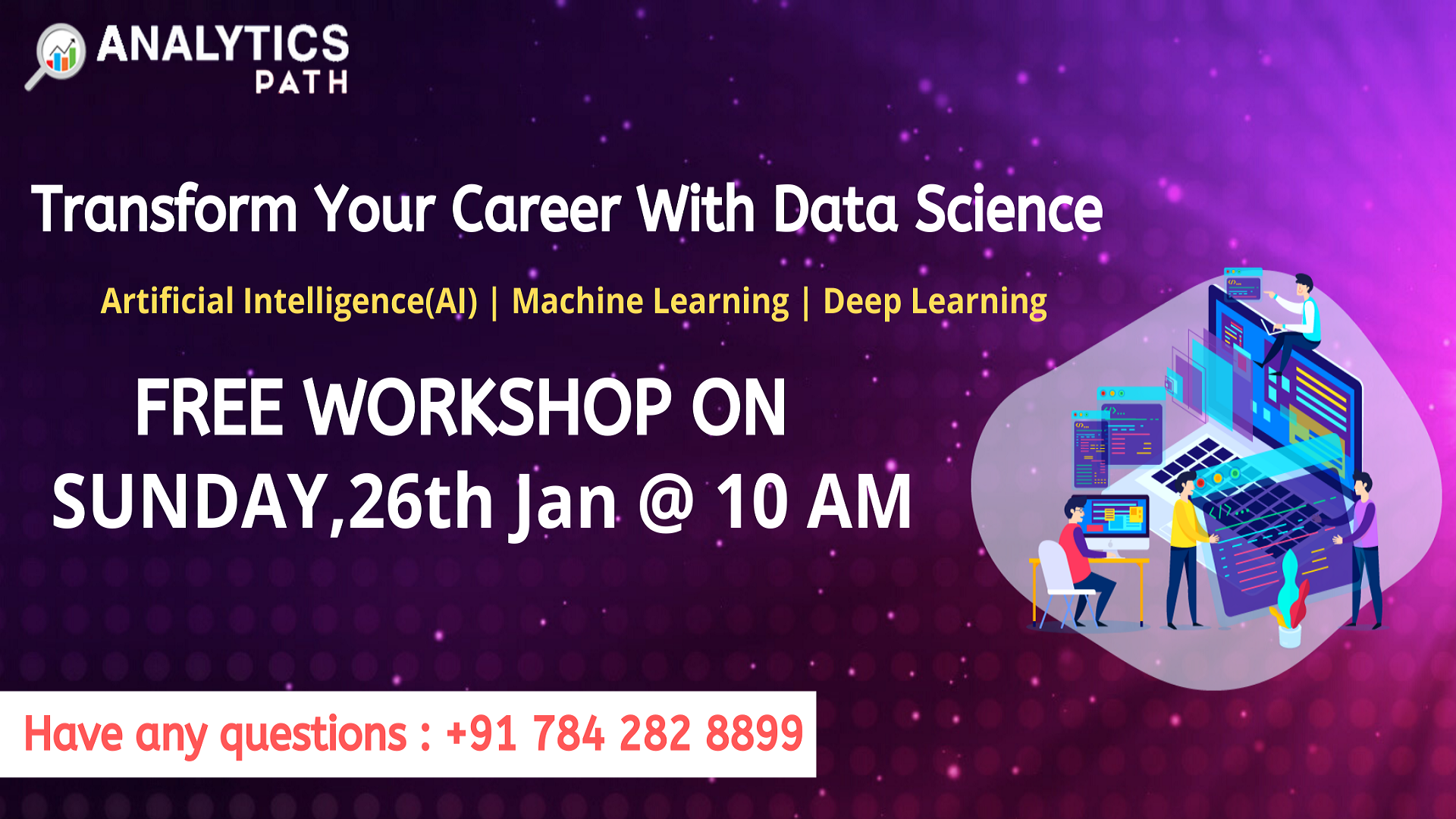 Join Us For Free Data Science Workshop On 26th Jan, 2020 @ 10:00 AM ...