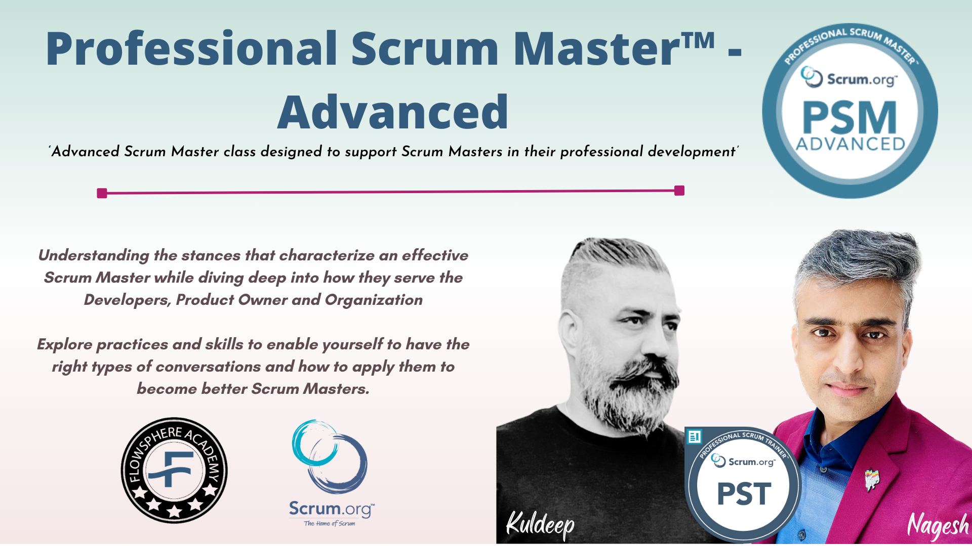 Professional Scrum Master™ - Advanced Training from Scrum.org Tickets ...