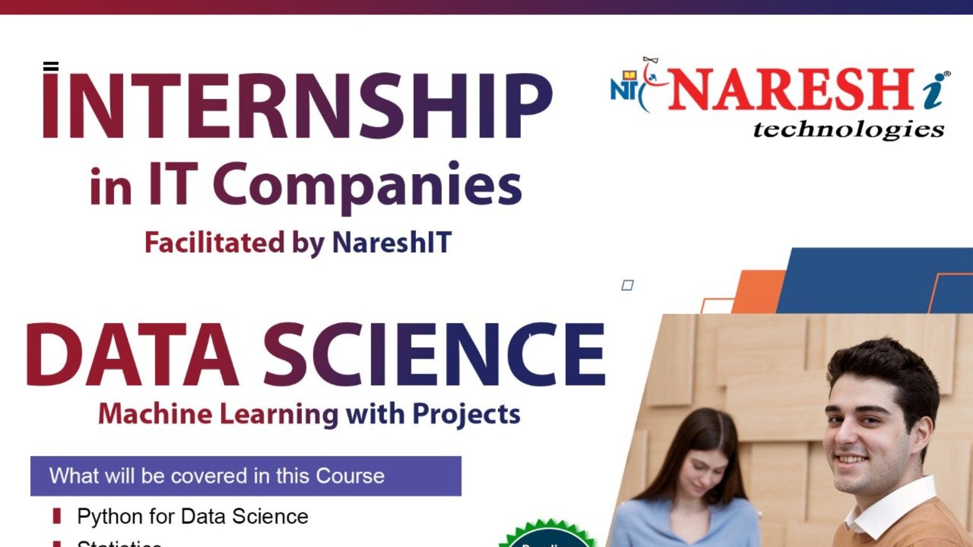 Data Science Machine Learning with Projects- Internship In Data Science Tickets by Tejaswini ...