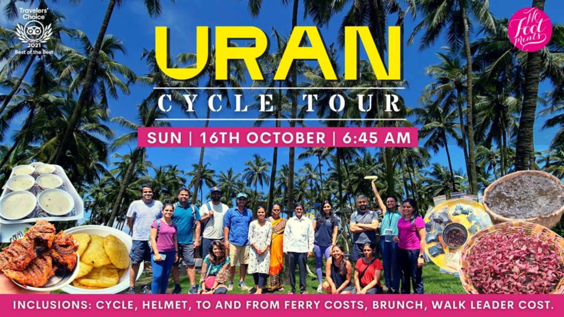 Uran Cycle Tour Tickets by No Footprints, Sunday, October 16, 2022 ...