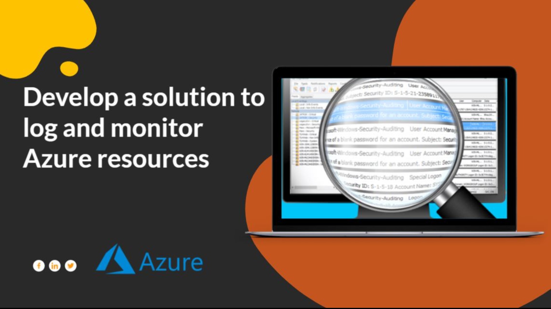 Design a solution to log and monitor Azure resources Tickets by Cloud ...