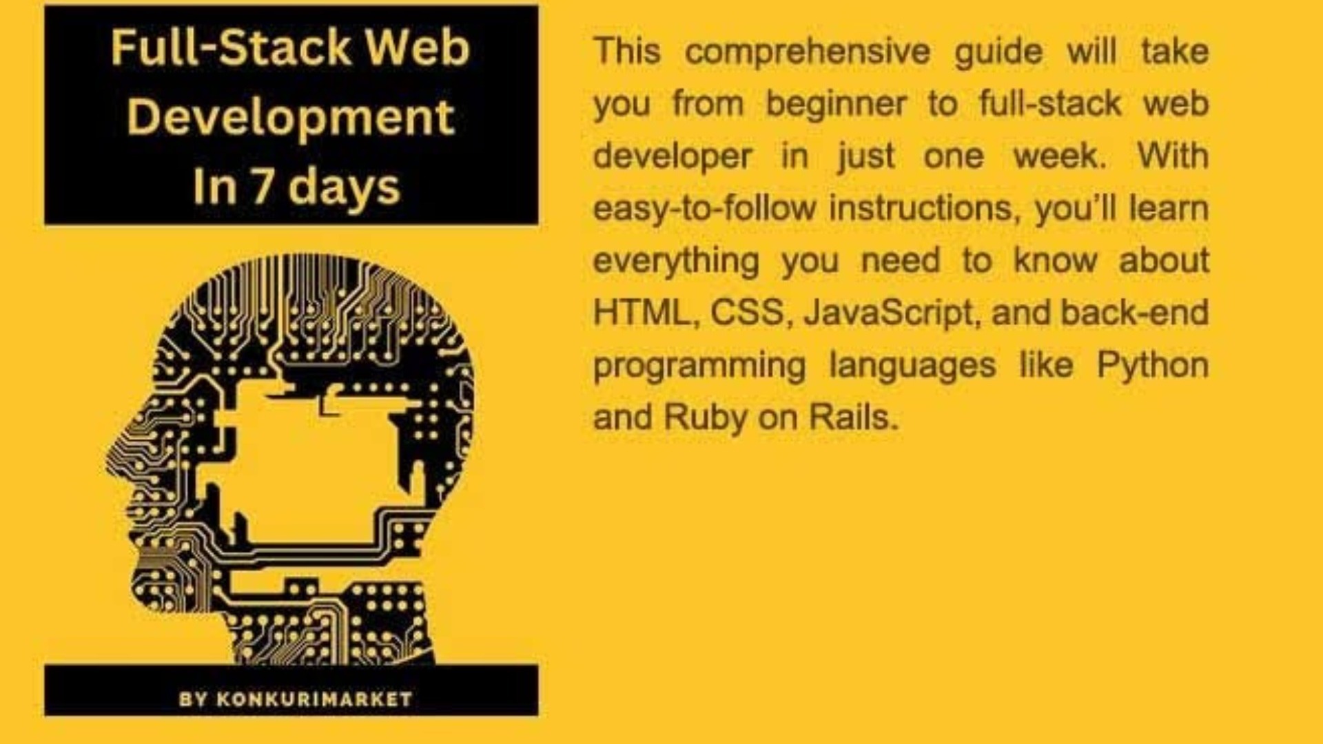 Full-Stack Web Development In 7 days Tickets by Joey Gamboa, Tuesday ...