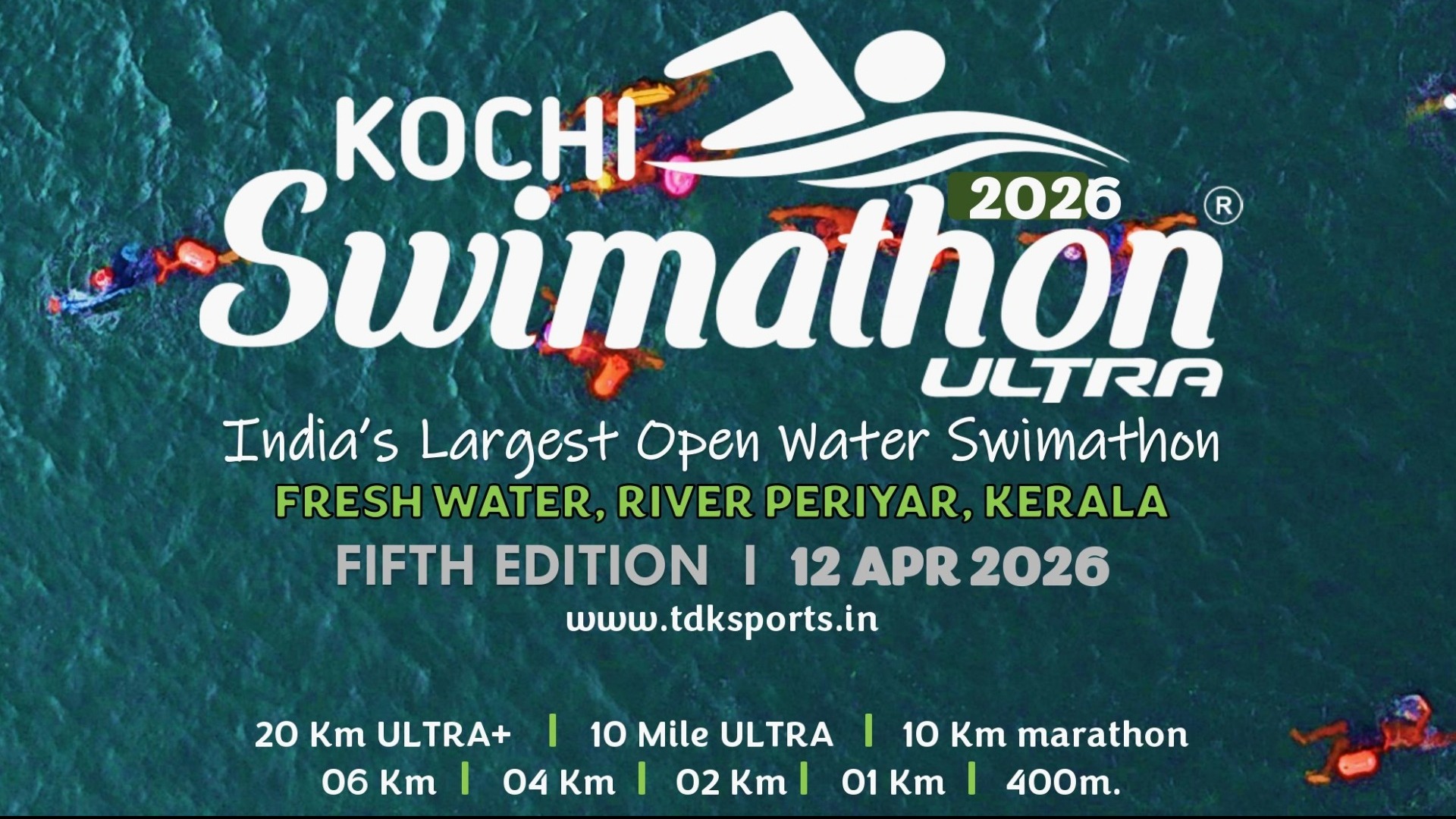 Kochi Swimathon Ultra+ 2026, OWS (Fresh Water) Tickets by TDK Sports ...