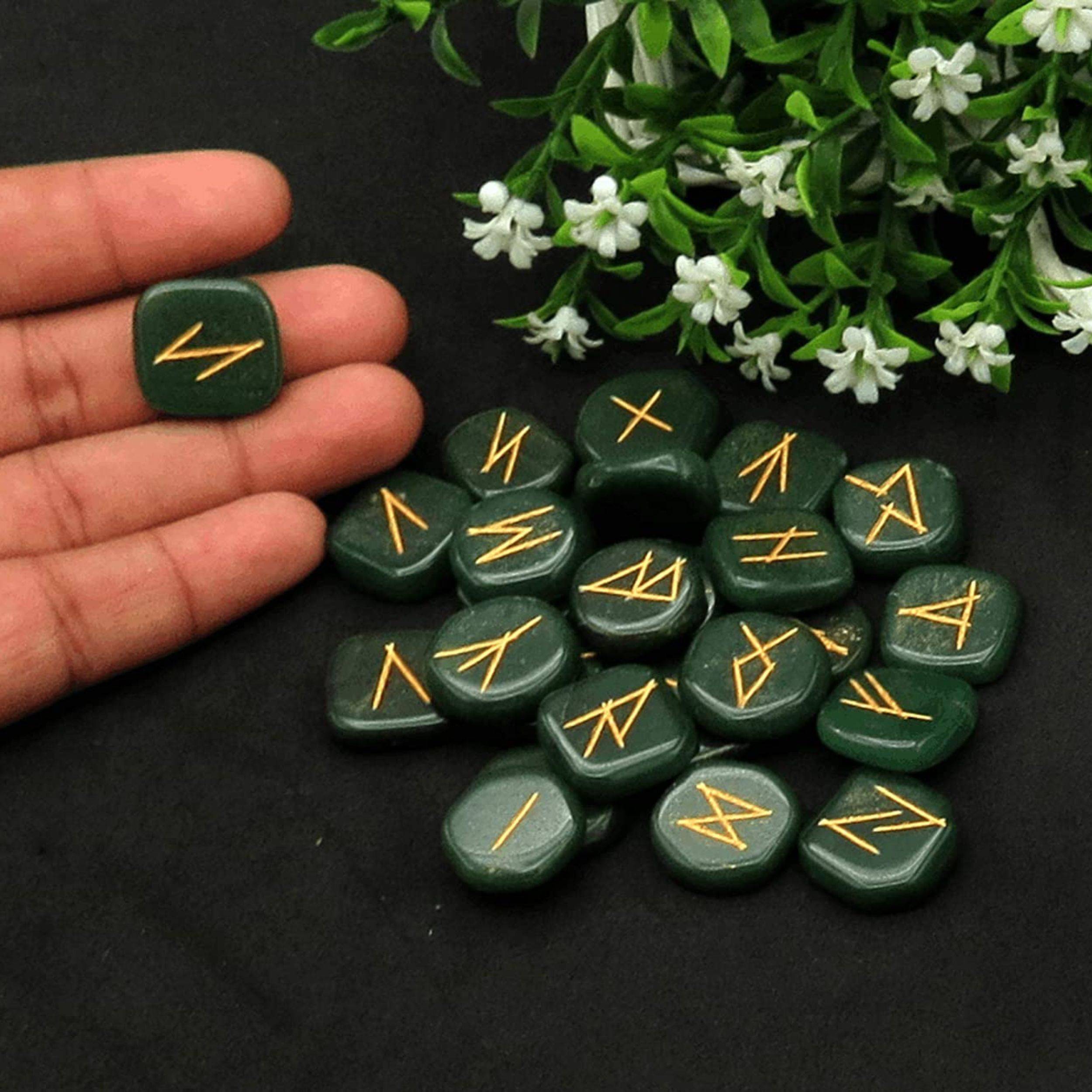 "Crystal Rune Set: Unlock Ancient Wisdom & Amplify Your Energy"