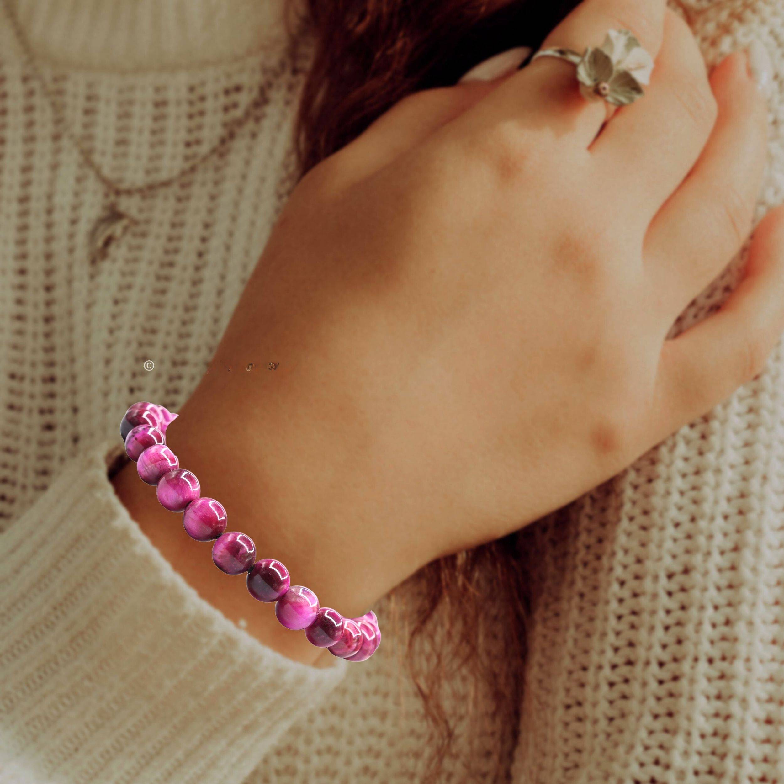 Pink Tiger's Eye: Stunning Gemstone with Unique Cat's Eye Effect