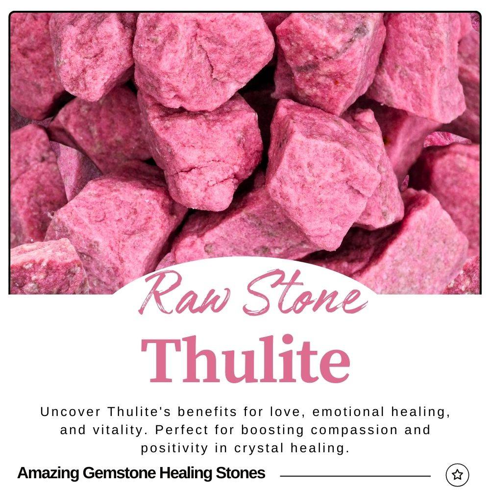 Healing Powers of Thulite Gemstone - Love, Compassion, Vitality