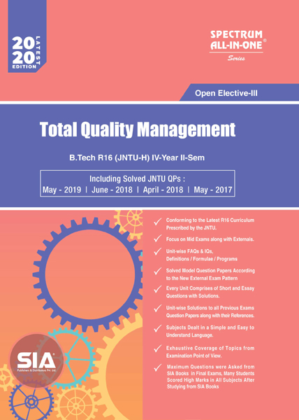 Total Quality Management (JNTU-H) | B.Tech IV-II (Open Elective-III ...