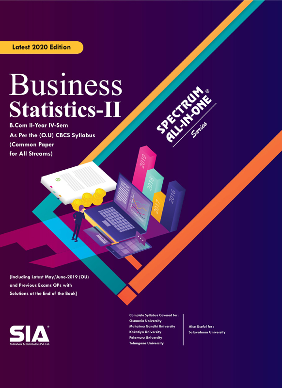 Business Statistics-II (OU) | B.Com II-IV | SIA Publishers ...