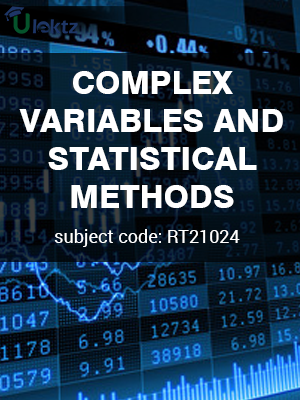 Complex Variables and Statistical Methods | RT21024 | uLektz Learning ...