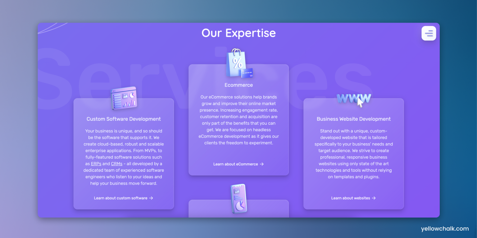 Glassmorphism as an Upcoming Trend